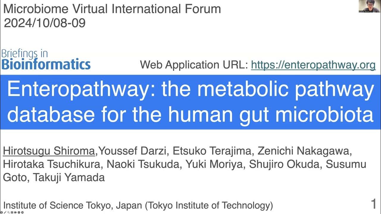Hirotsugu Shiroma - Enteropathway: the metabolic pathway database for gut microbiota | S04 ...