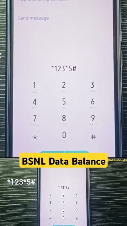 How to Check BSNL Data balance | Bsnl Data Balance Check #shorts #shortsfeed - YouTube