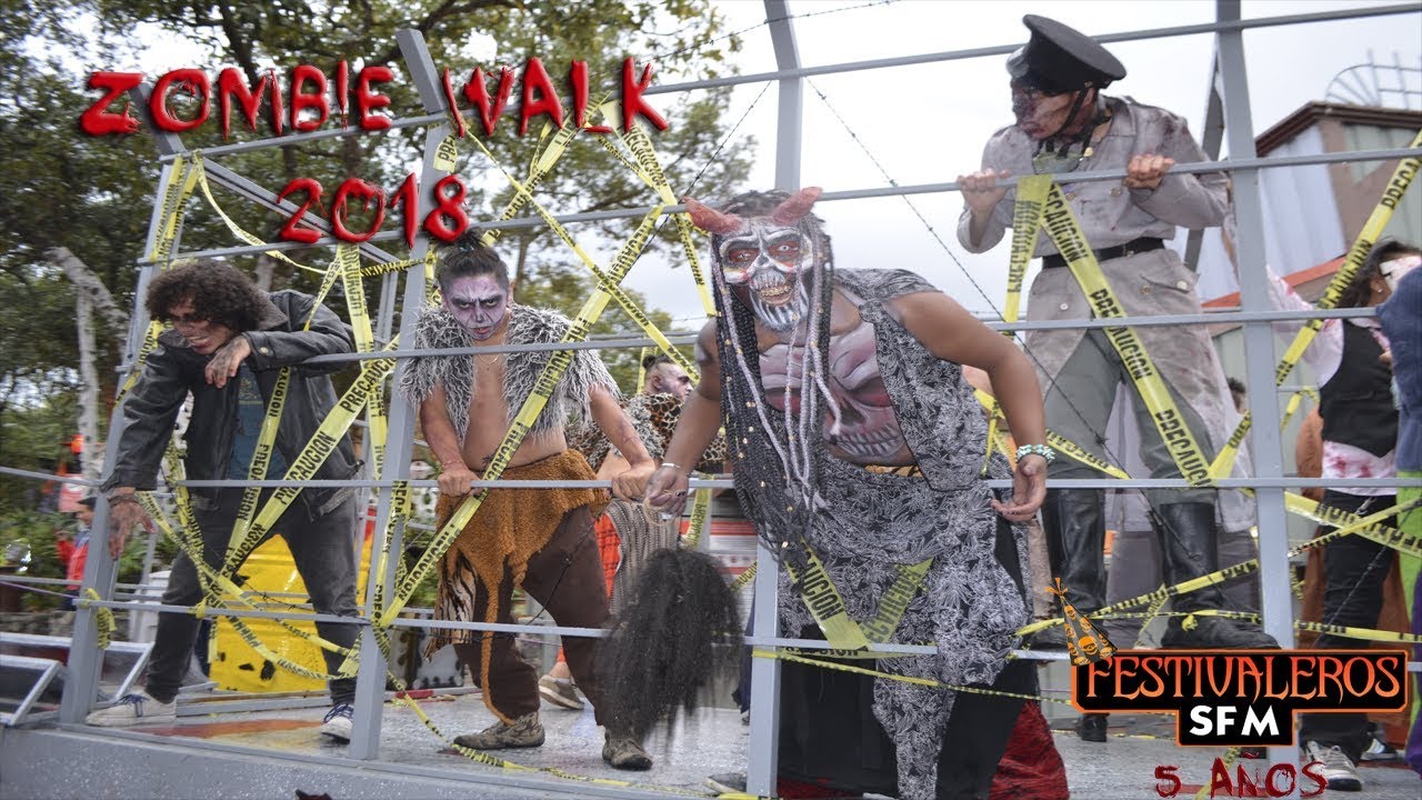 Desfile Zombie Walk 2018 | Festival del Terror Six Flags Mexico ...