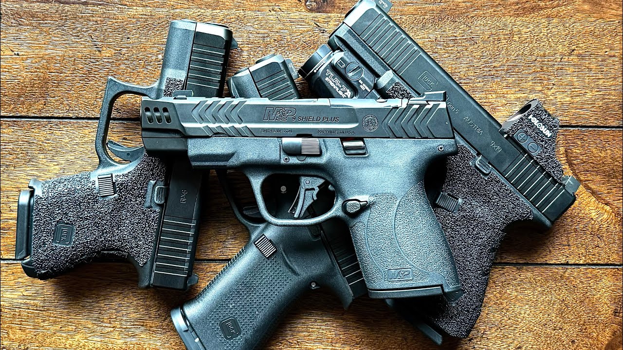 M&P Shield Plus Carry Comp vs Popular Glocks - YouTube