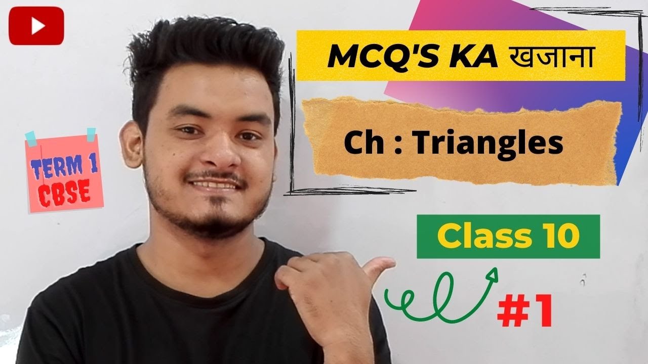 Triangles Class 10 Mcq with Answers| Maths Triangles class 10 Mcq | Mcq ...
