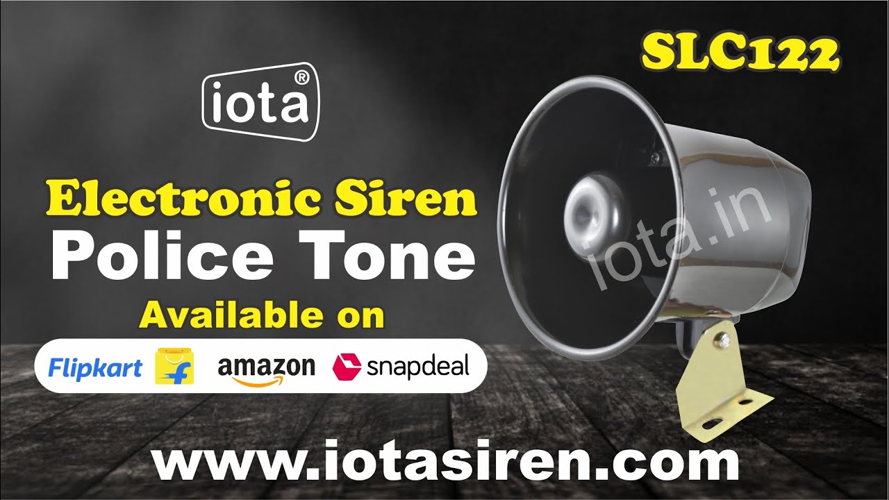 SLC122 Police Tone - YouTube