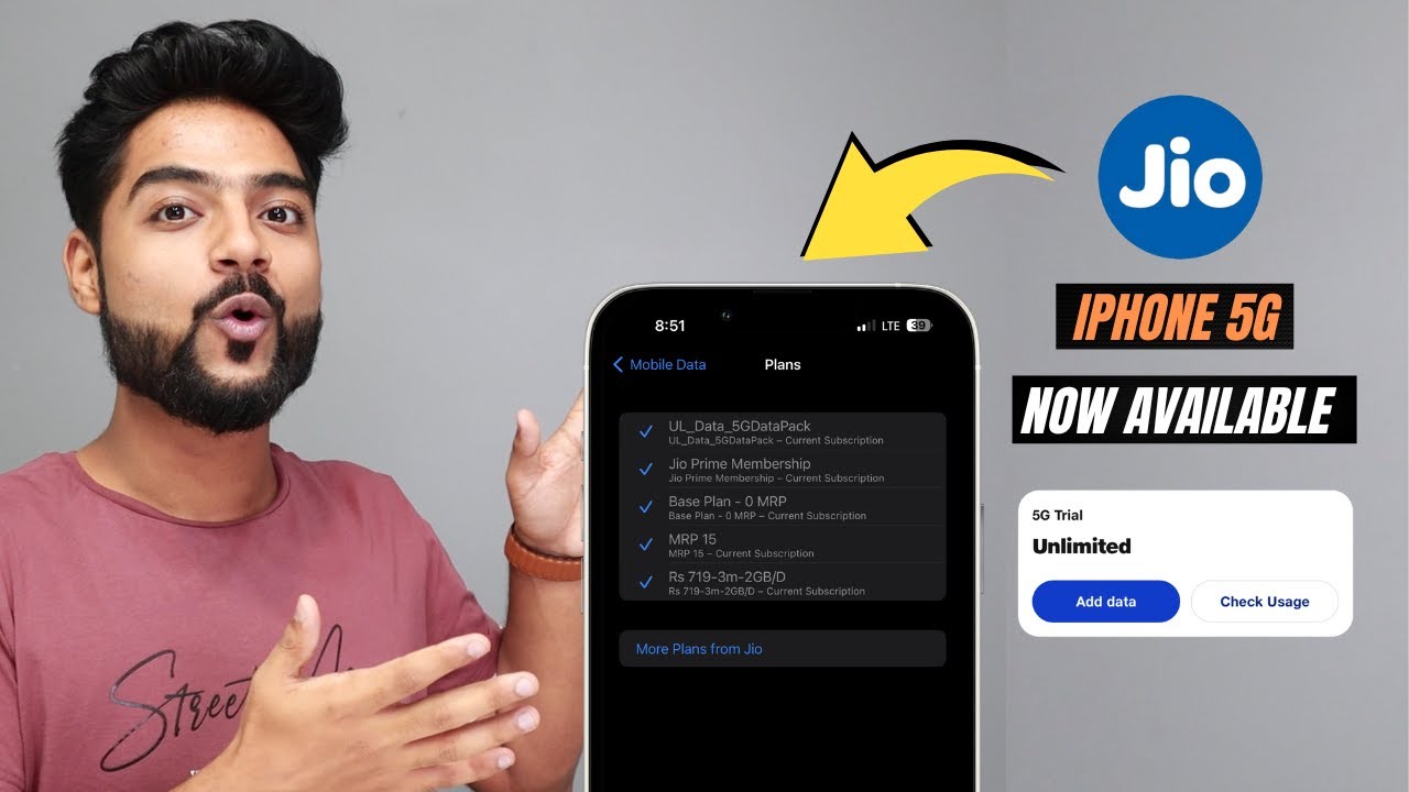 Jio enables 5g Trial in iPhones 🔥 Apple Watch Ultra for Rs 3,999 | Low ...