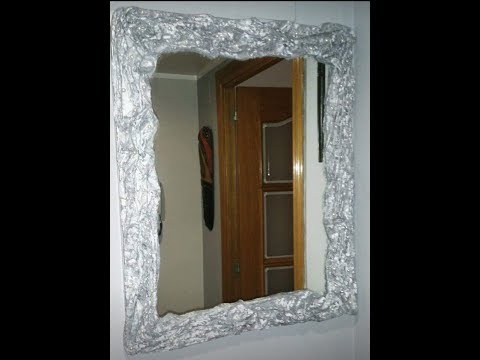 Espejo transformado con tela. Aprende con lola - YouTube