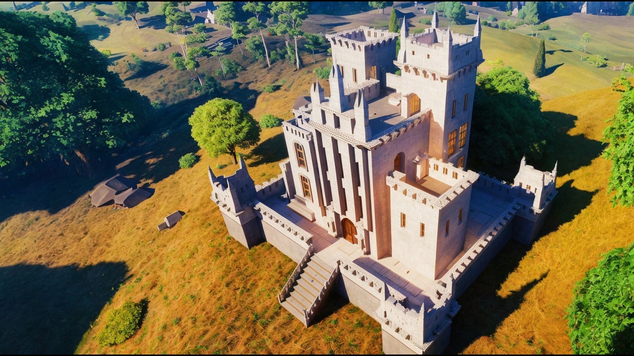 Lego Fortnite Tutorial: How to build a Castle - YouTube