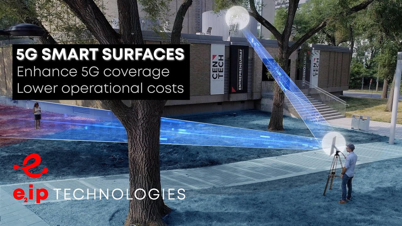 E2IP 5G Smart Surfaces | Live Outdoor Demonstration (EES) - YouTube