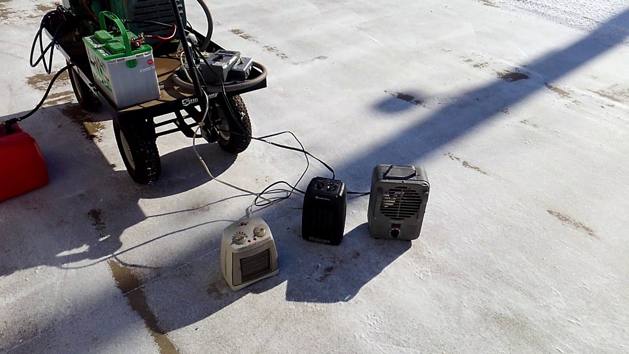 Onan 4cck load test - YouTube