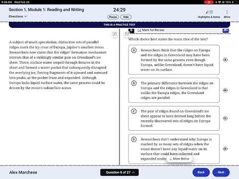 SAT Practice Test 5 Part 2 - YouTube