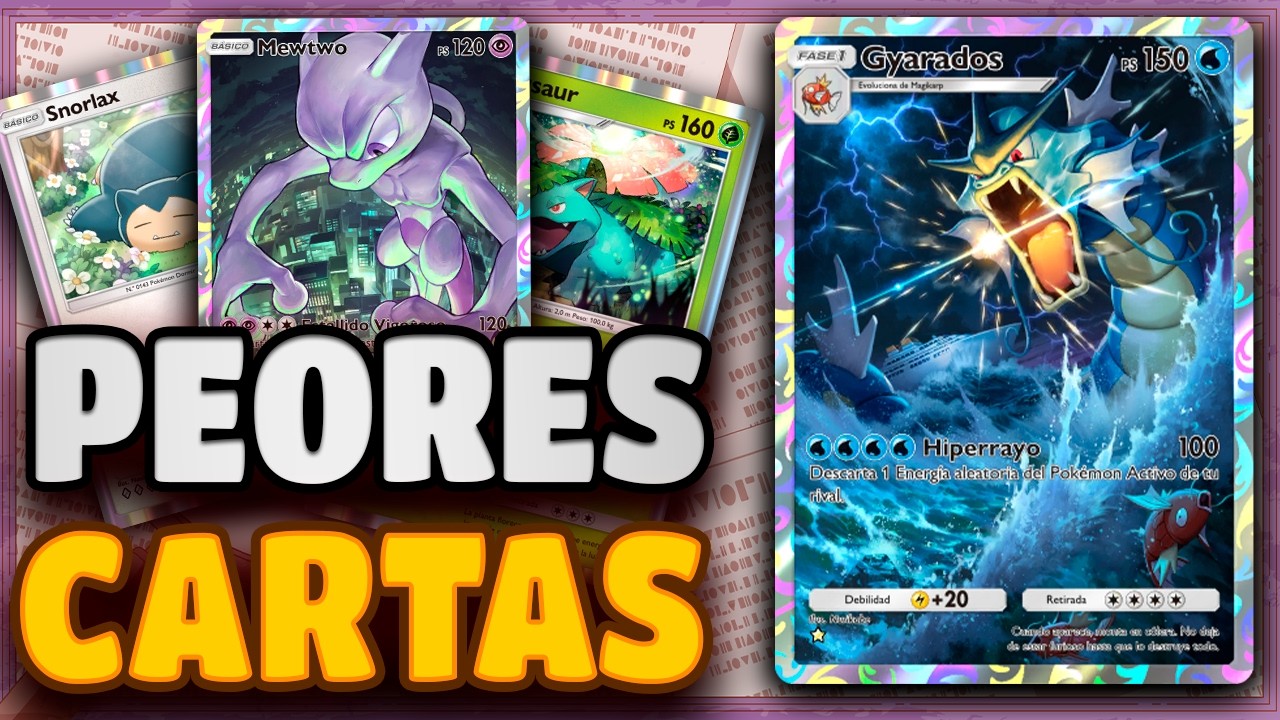 Las PEORES CARTAS en Pokemon TCG Pocket - YouTube