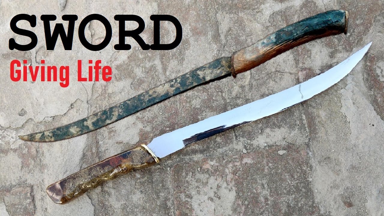 Satisfactory RESTORATION of Rusty Katana Warrior Sword - YouTube