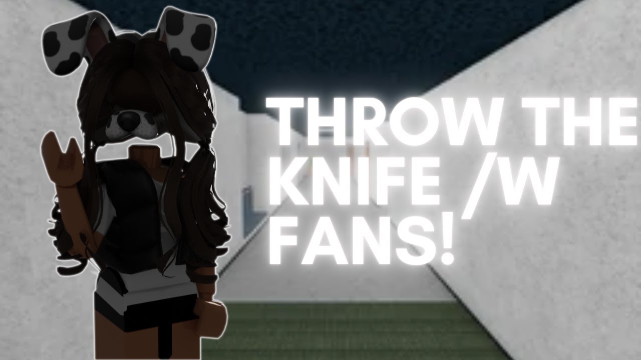 THROW THE KNIFE WITH FANS! - YouTube