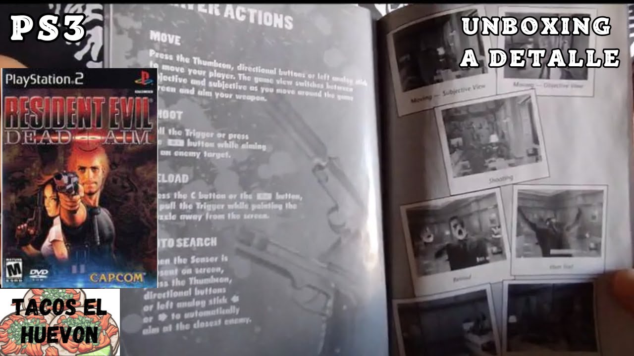 Resident Evil Dead Aim PS2 - Unboxing a detalle + comentario reseña del ...