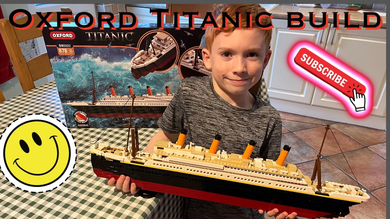 Oxford/Lego model titanic build - YouTube