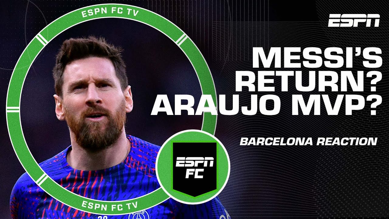 ‘OUTSTANDING!’ Lionel Messi to return to Barcelona? Ronald Araujo ...