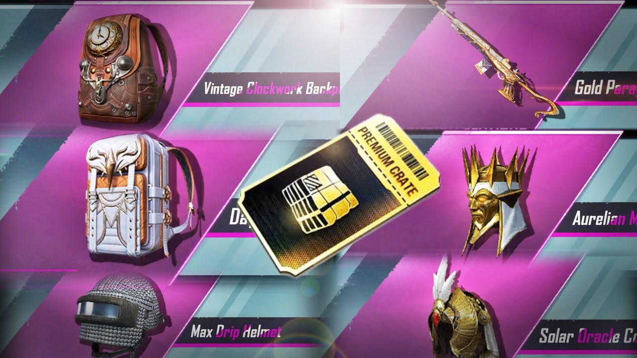 Bgmi Premium crate opening - YouTube