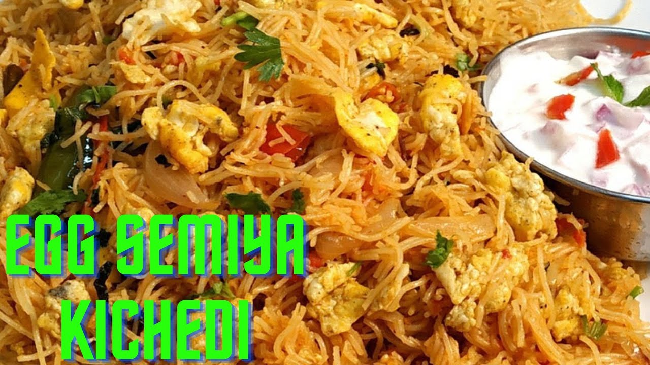 Semiya Kichedi With Egg ! Egg Semiya ! Easy Cooking ! #vermicelli # ...