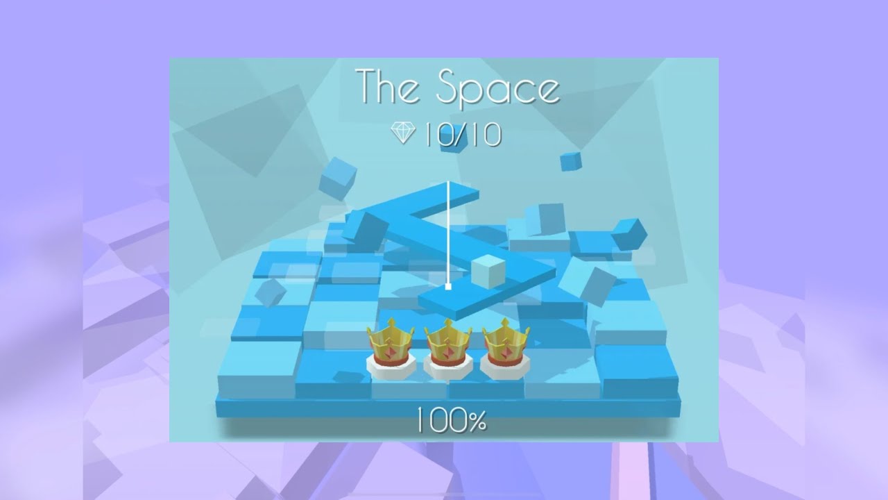 Dancing line The space 跳舞的線 空間 橫屏 一起來感受空間的靜謐吧！ - YouTube