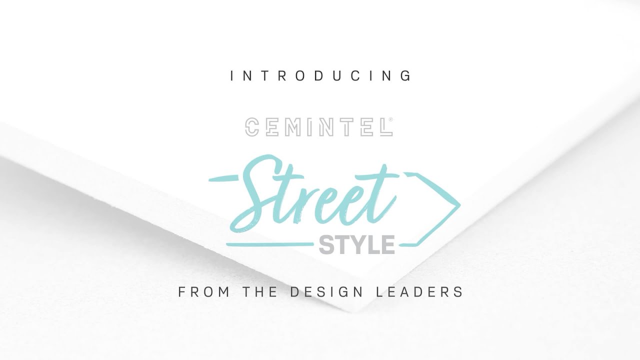 Introducing Cemintel Street Style - YouTube