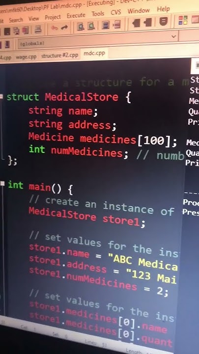 Med Structure C Coders Codinglife Codingninja Codemasters