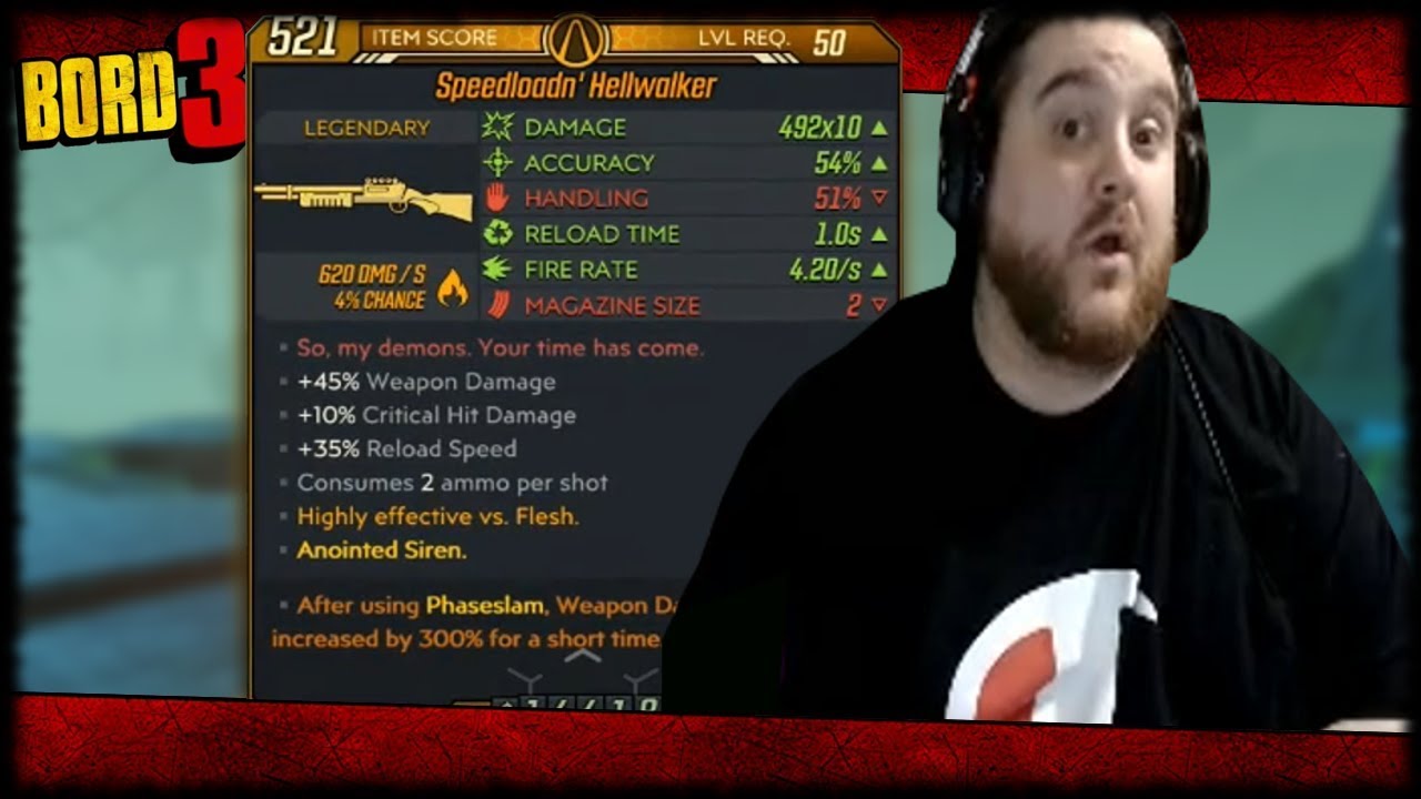 300% PHASESLAM ANOINTED HELLWALKER DROPS LIVE!!! BORDERLANDS 3 PHASESLAM HELLWALKER DROP ...
