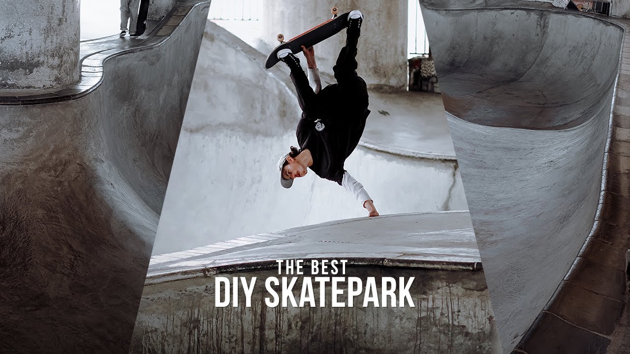 The Best DIY Skatepark (Built by Skateboarders) - YouTube