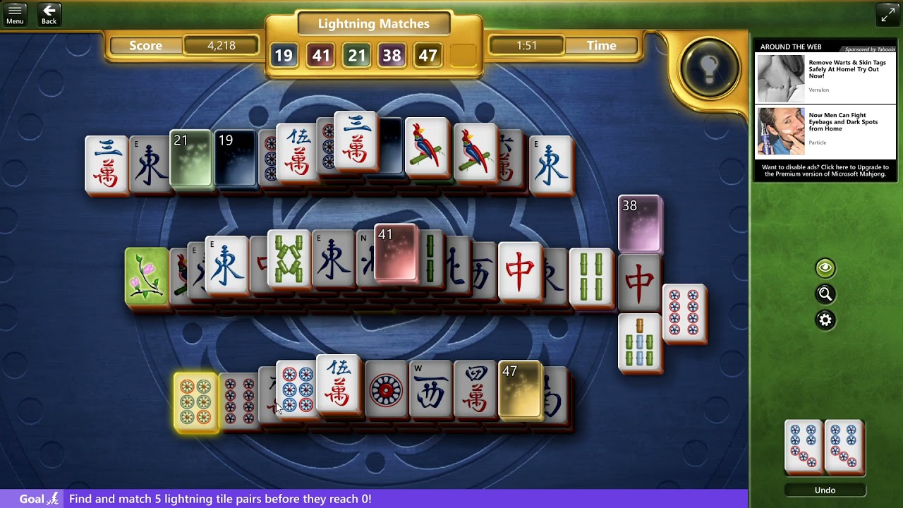 Microsoft Mahjong Daily Challenge December 9th 2021 | Lightning Tiles ...