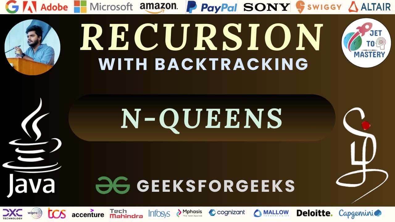 N Queens Gfg Dsa Recursion With Backtracking Java Tamil 0364