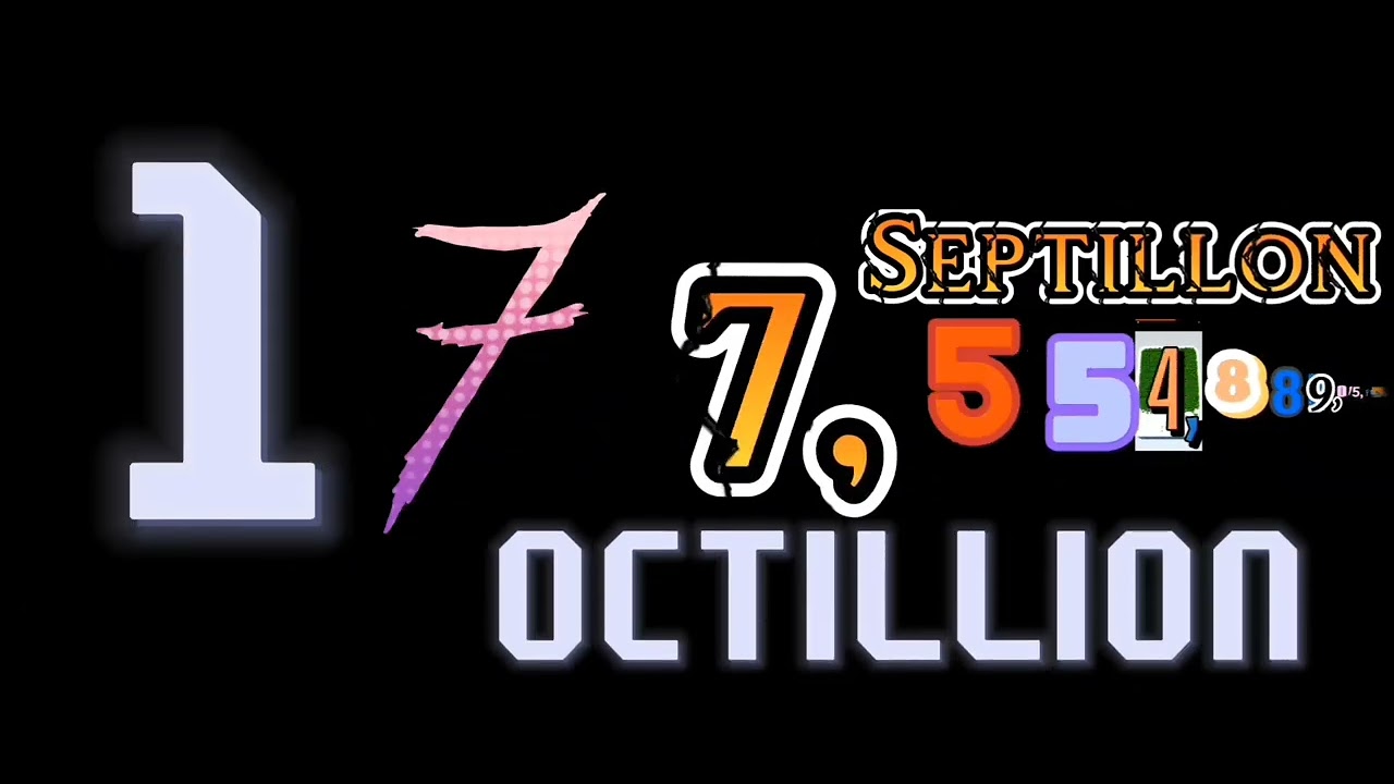 1 to Octillon - YouTube