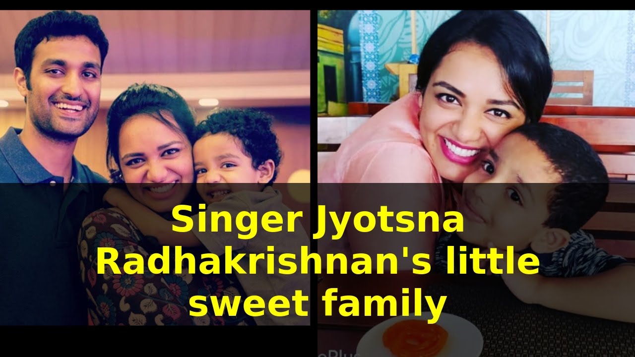 Singer Jyotsna Radhakrishnan's little sweet family - YouTube
