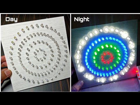 How To Make Led Decoration Light At Home | Making A Mini Led Board | By ...