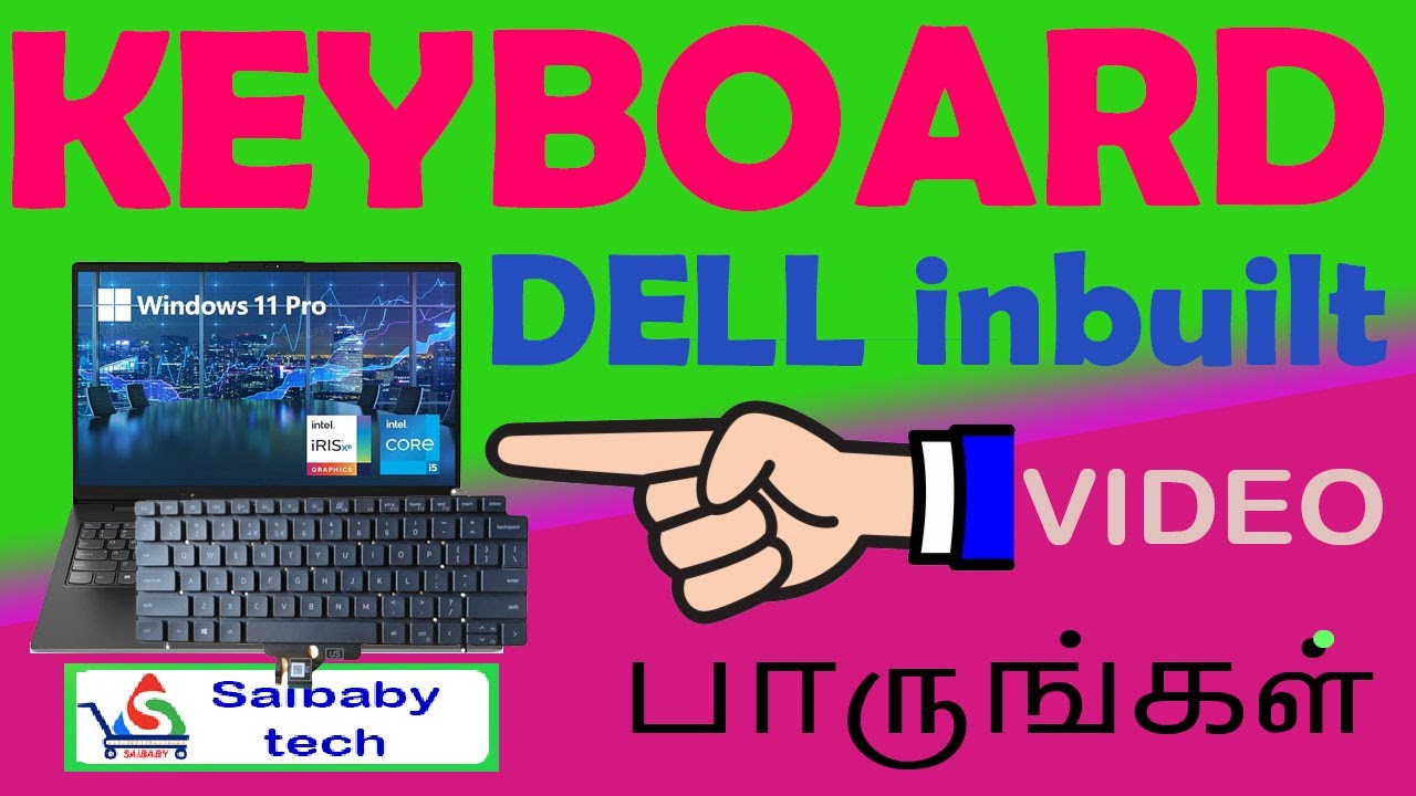 dell laptop inbuilt keyboard replace new one | Backlit keyboard ...