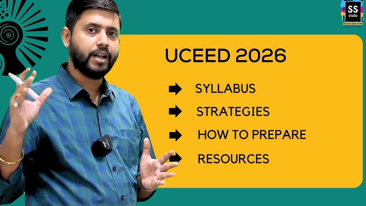 UCEED Exam Preparation 2026 I Complete Syllabus and Strategy - YouTube