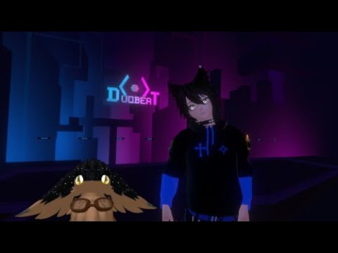 Playing DuoBeat with a duo [vrchat] - YouTube