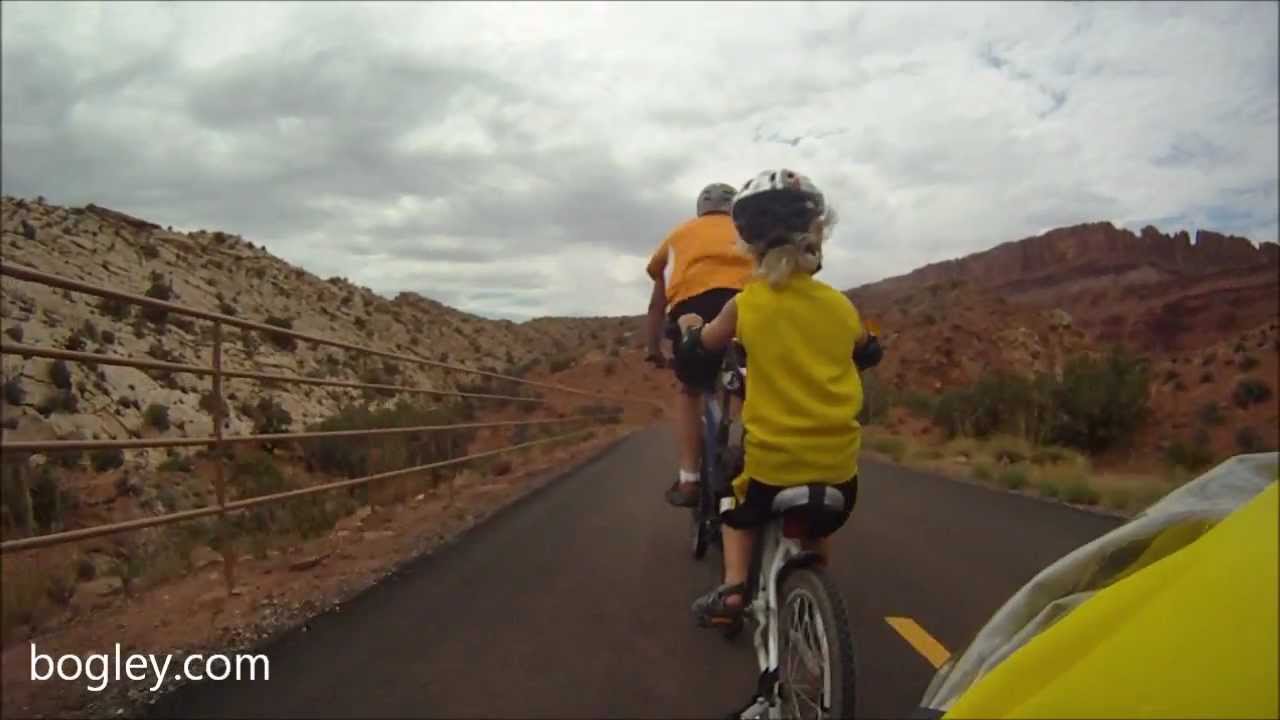 Moab Canyon Pathway Biking - YouTube