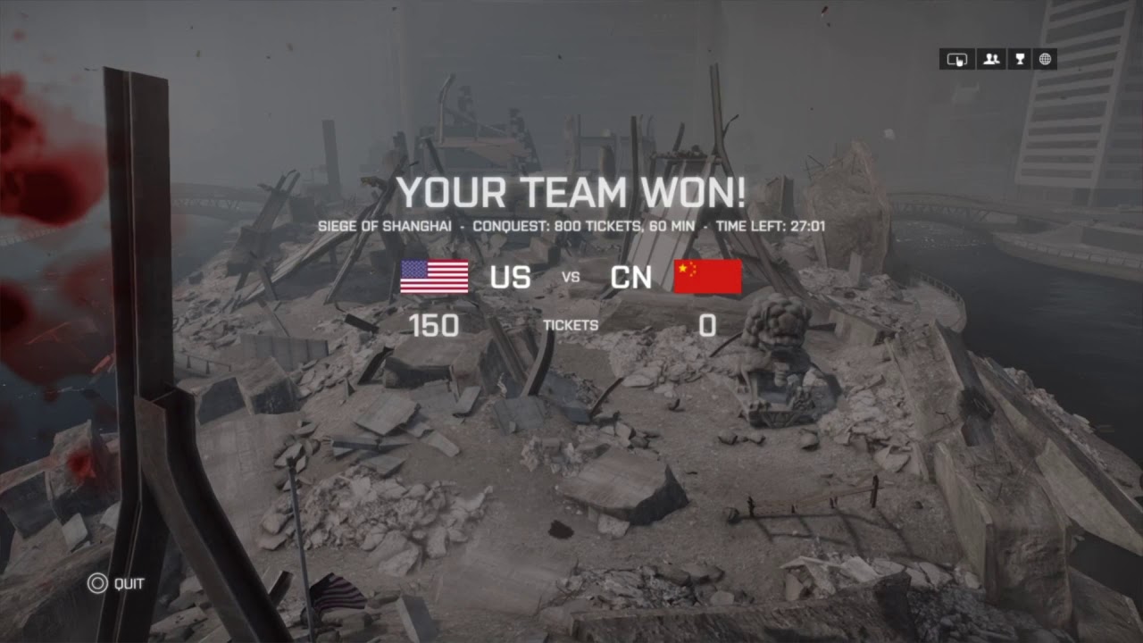 Just are regular bf4 victory screen - YouTube