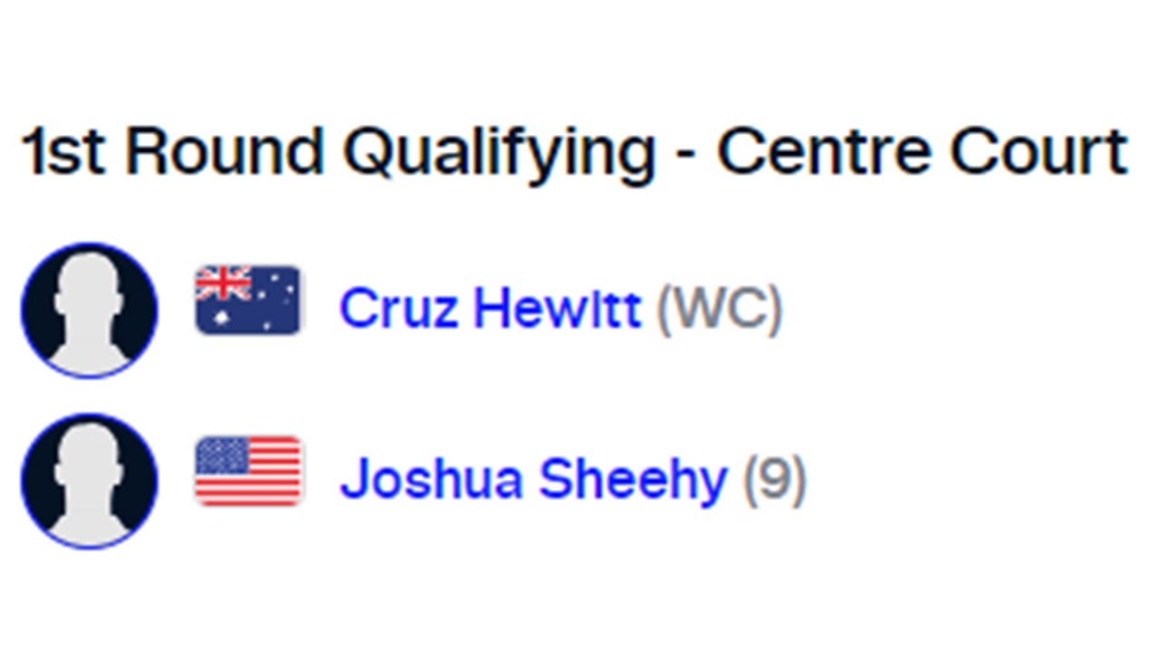 Cruz Hewitt's FIRST Challenger Match! | vs Joshua Sheehy | Playford ...