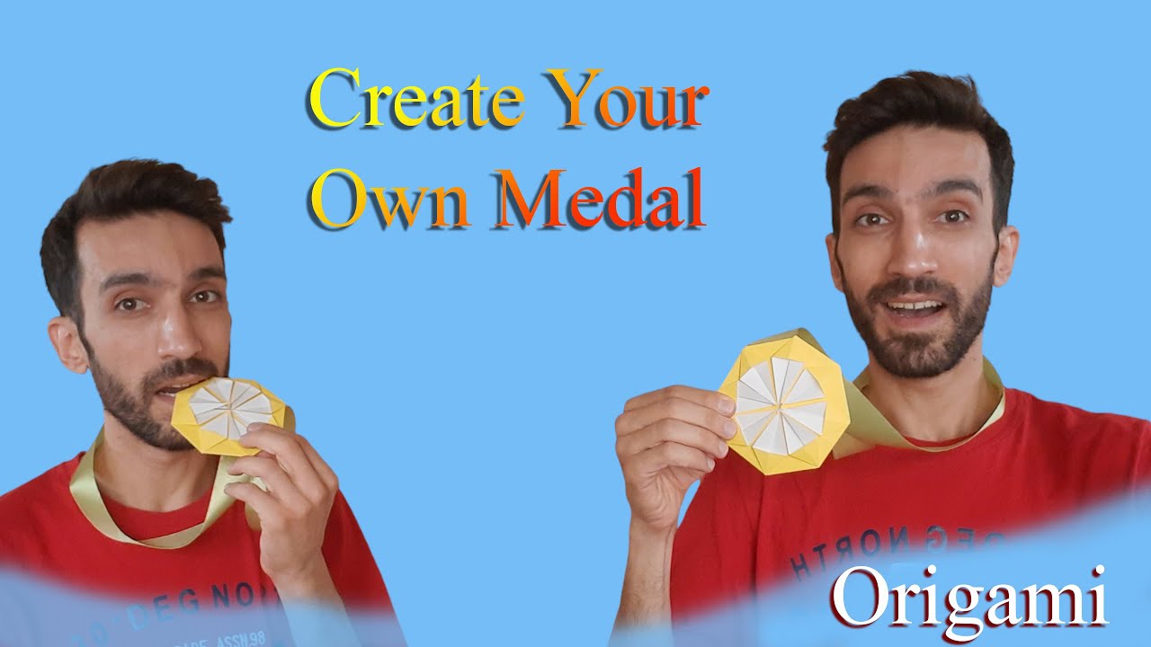 DIY Olympic Medal Origami – Celebrate Paris 2024 - YouTube
