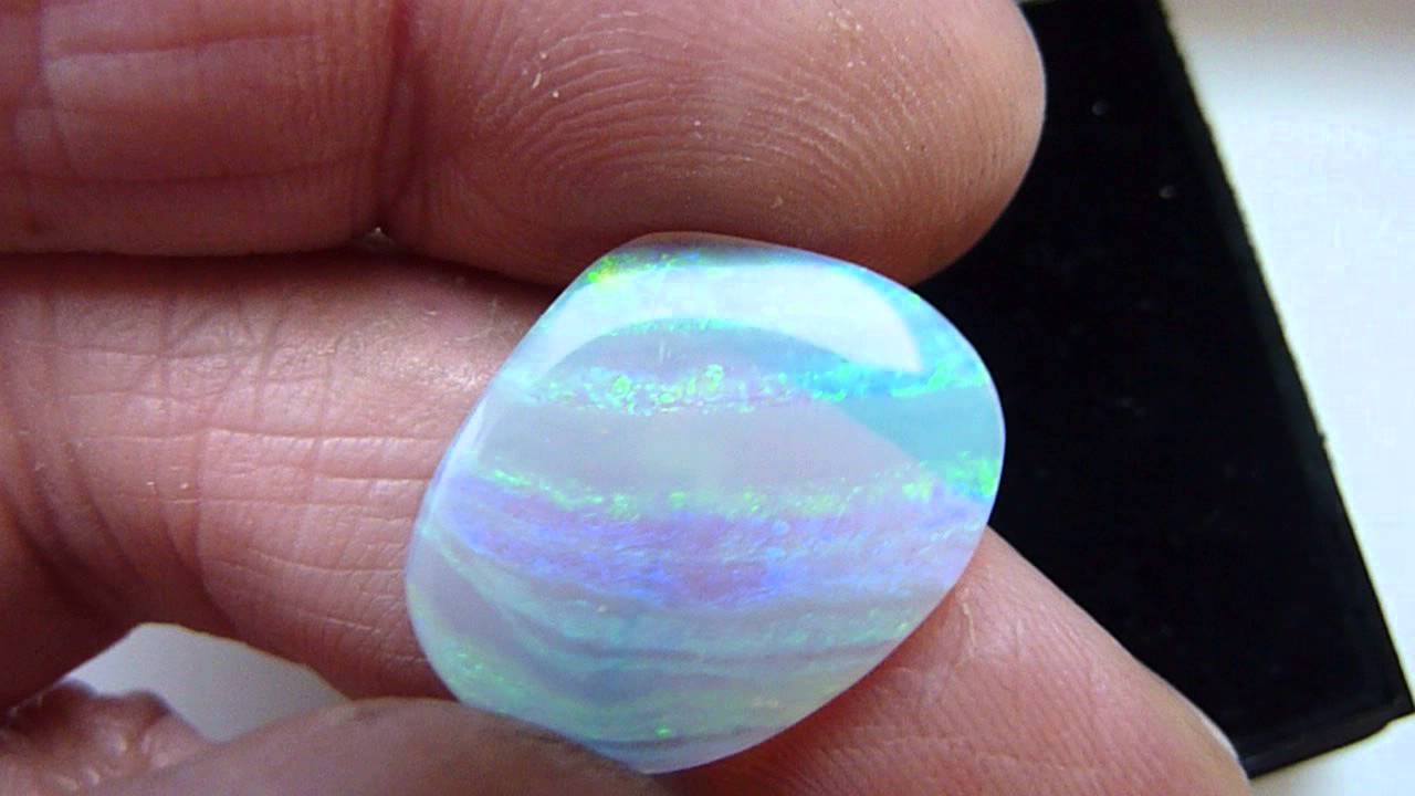 Large Loose/Unmounted Natural Banded Opal. 5.30 Carats - YouTube