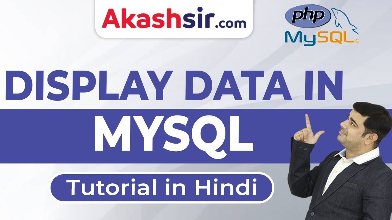 Display Data In Mysql PHP CRUD Tutorials In Hindi YouTube Display Data In Mysql PHP CRUD Tutorials In Hindi YouTube