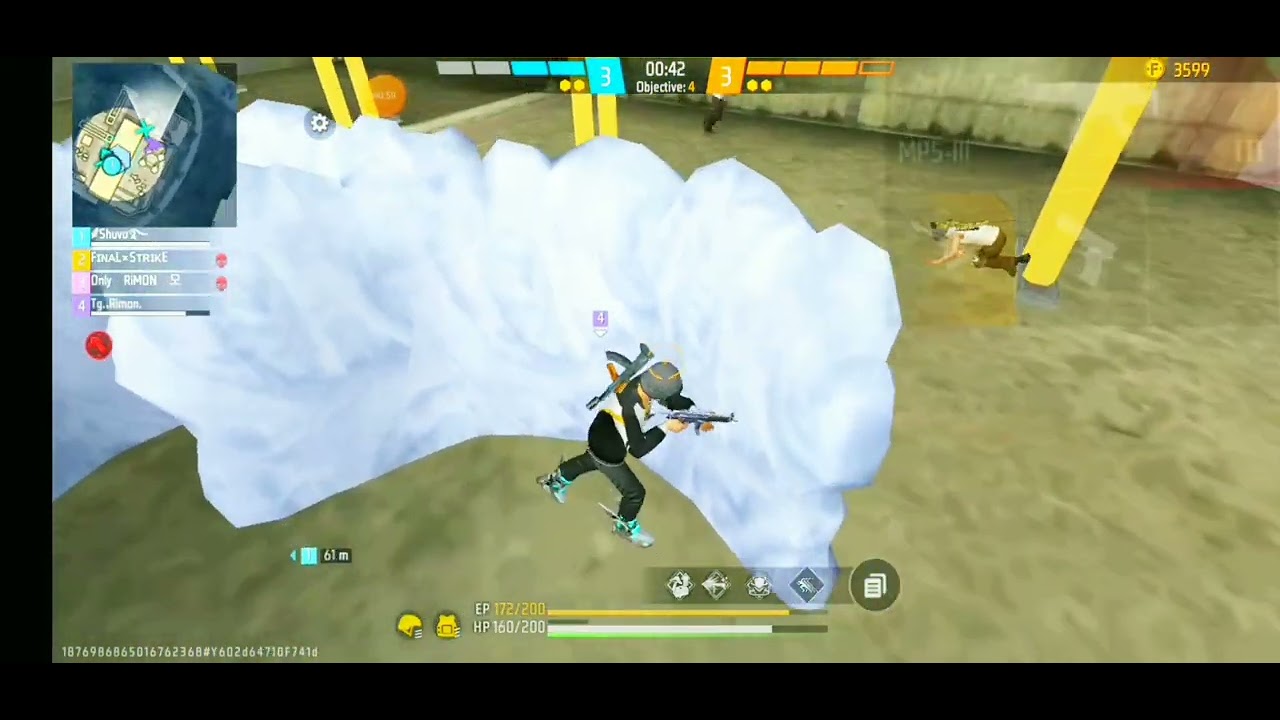 1 vs 4 fight but match lose - YouTube