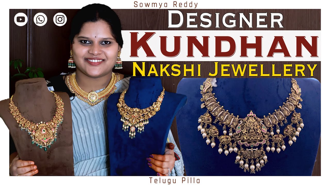 Designer Kundhan Nakshi | Bridal nakshi | Seeta gold & diamond | Temple ...