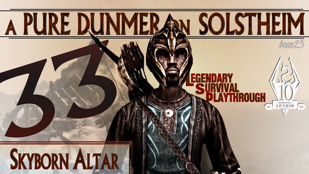 Pure Dunmer on Solstheim Build (33) - Skyborn Altar - Skyrim AE ...