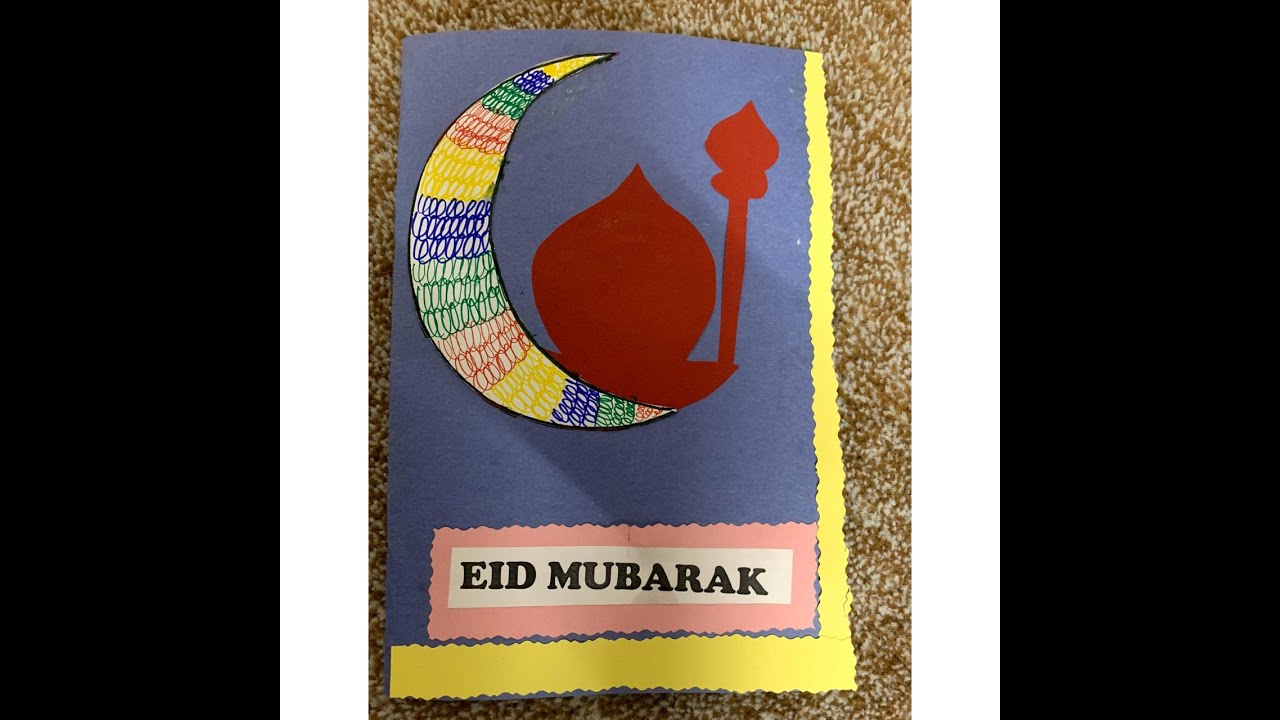 Eid-Ul-Fitr Eid Gretting Card || Paper greeting card | Eid Card By ...