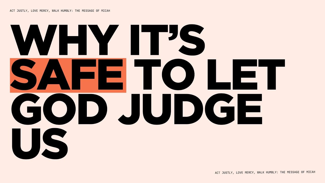 Why It's Safe To Let God Judge Us | 18th May 2025 | James Stevenson ...