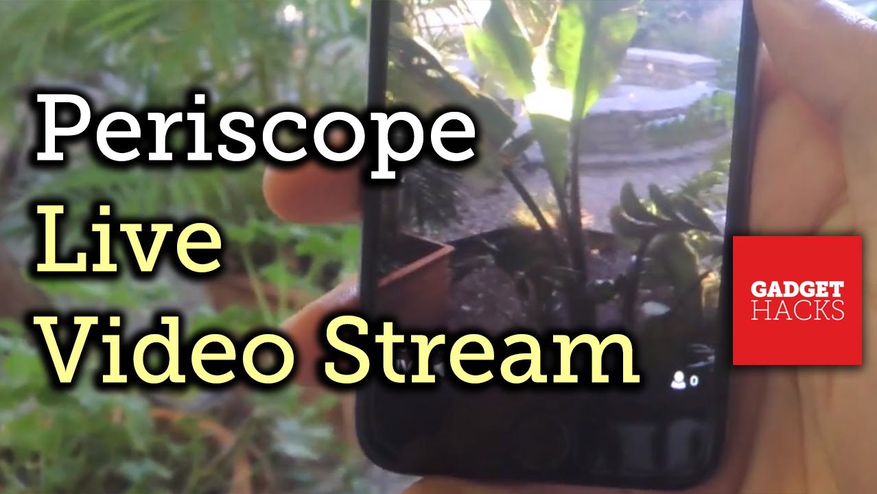 Periscope, Twitter's Brand New Live Streaming App for iOS [How-To ...