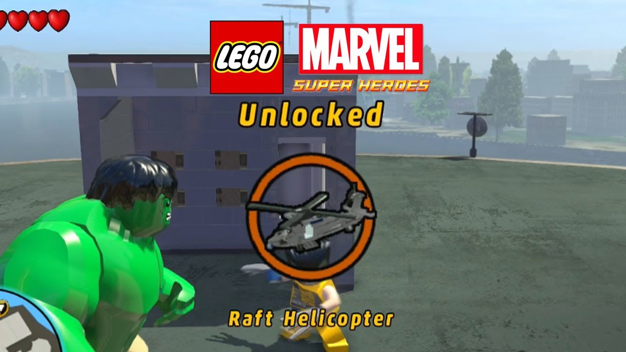 Lego Marvel-Unlock Raft Chopper - YouTube