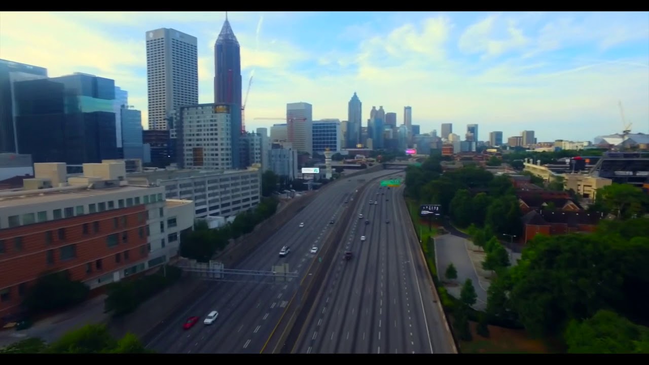 drone footage!! ATLANTA, GA royalty free - YouTube