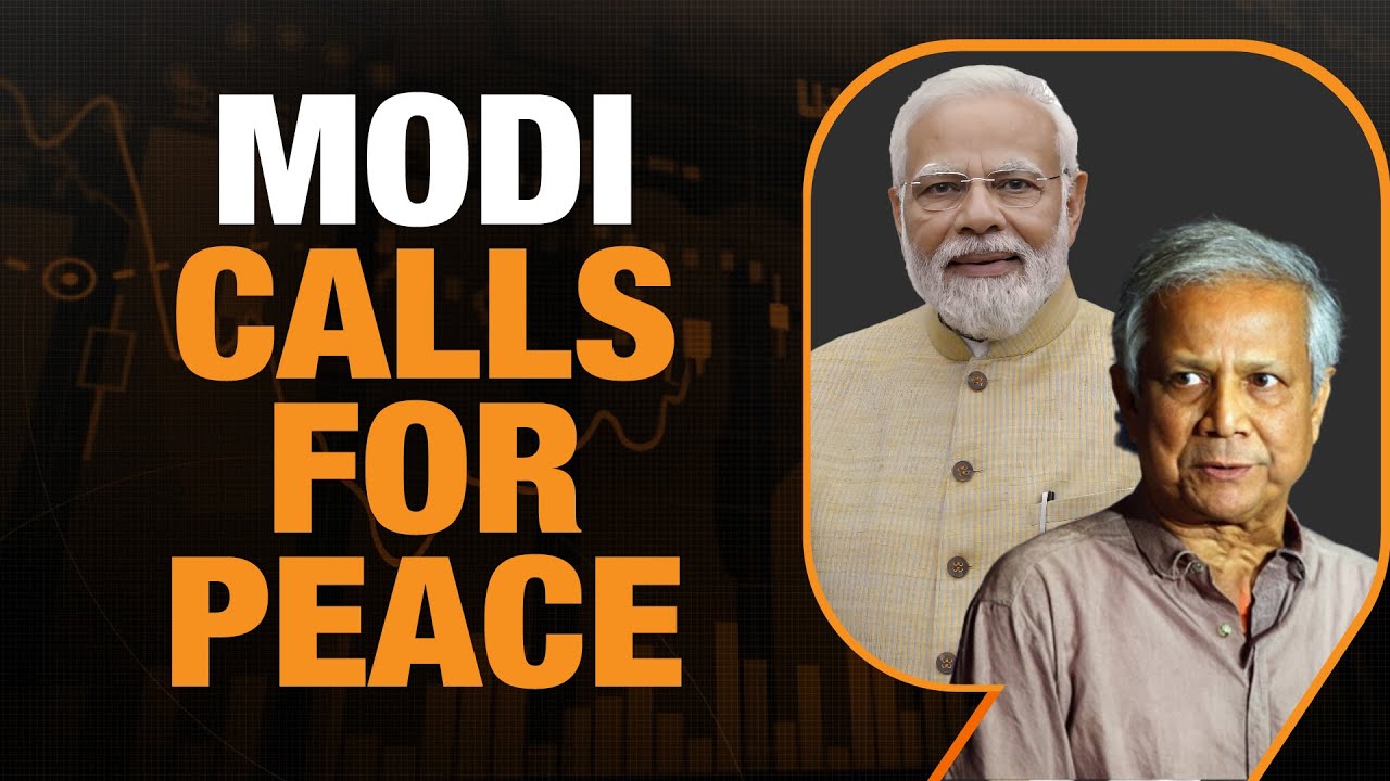 Modi Calls for Peace: PM Congratulates Muhammad Yunus on Leading ...