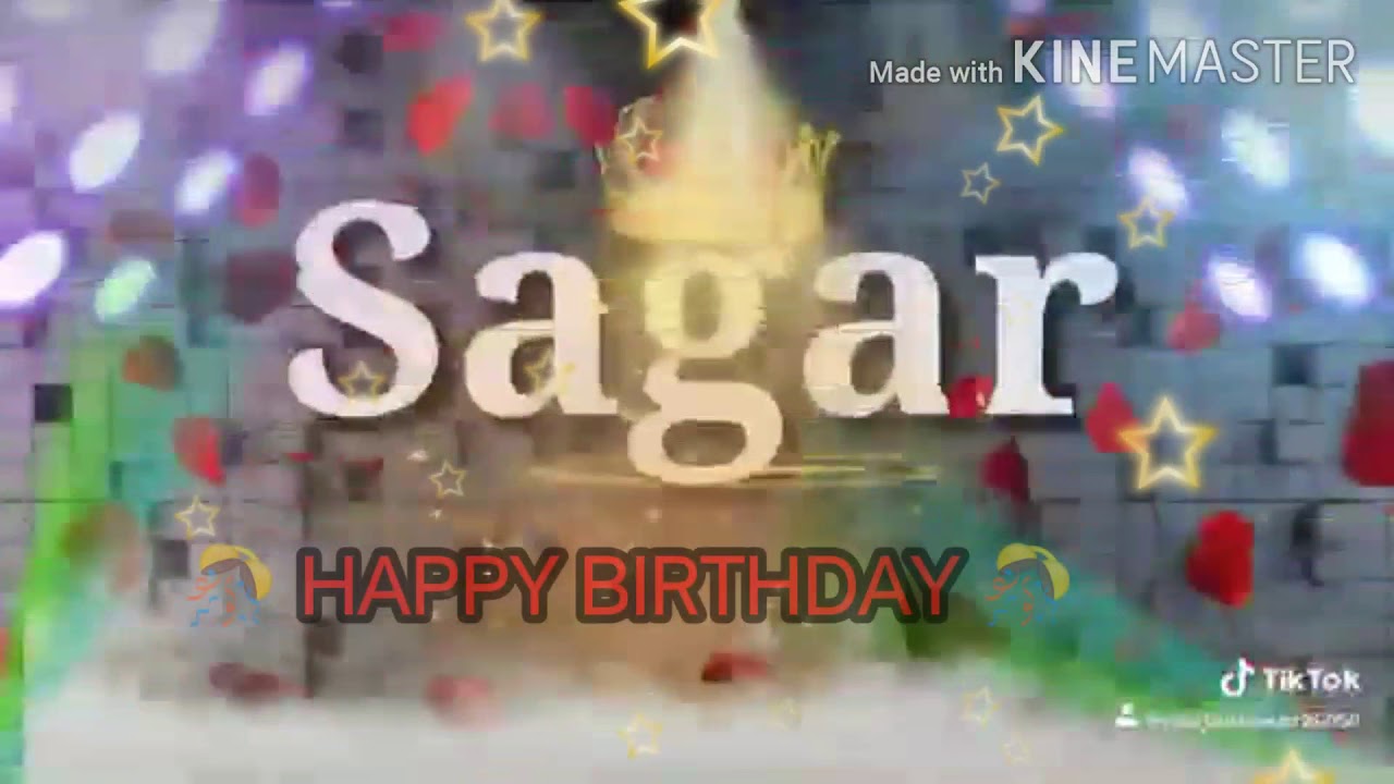 #Sagar name celebration Happy Birthday will Analdas - YouTube