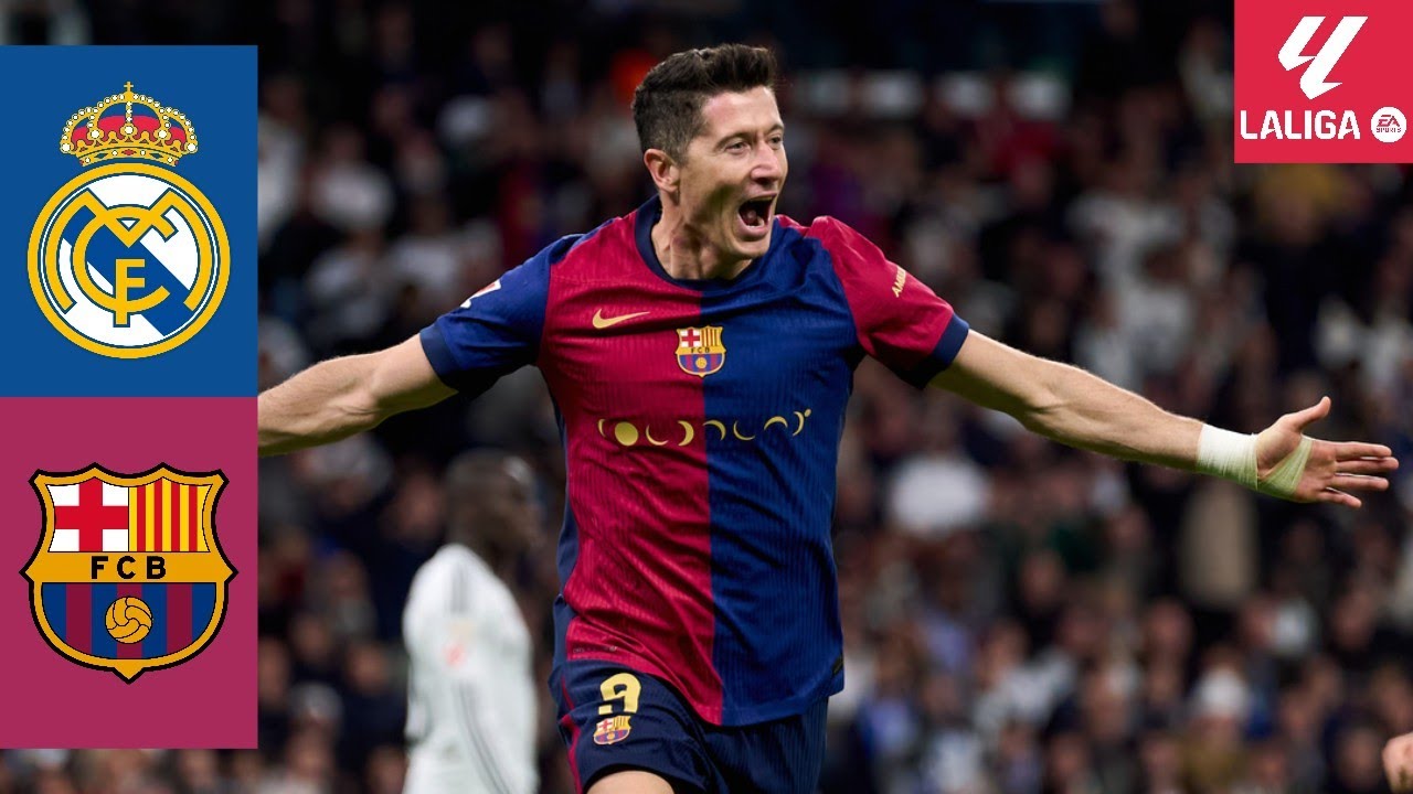 Real Madrid vs Barcelona | LaLiga 24/25 Extended Match Highlights [FL25 ...